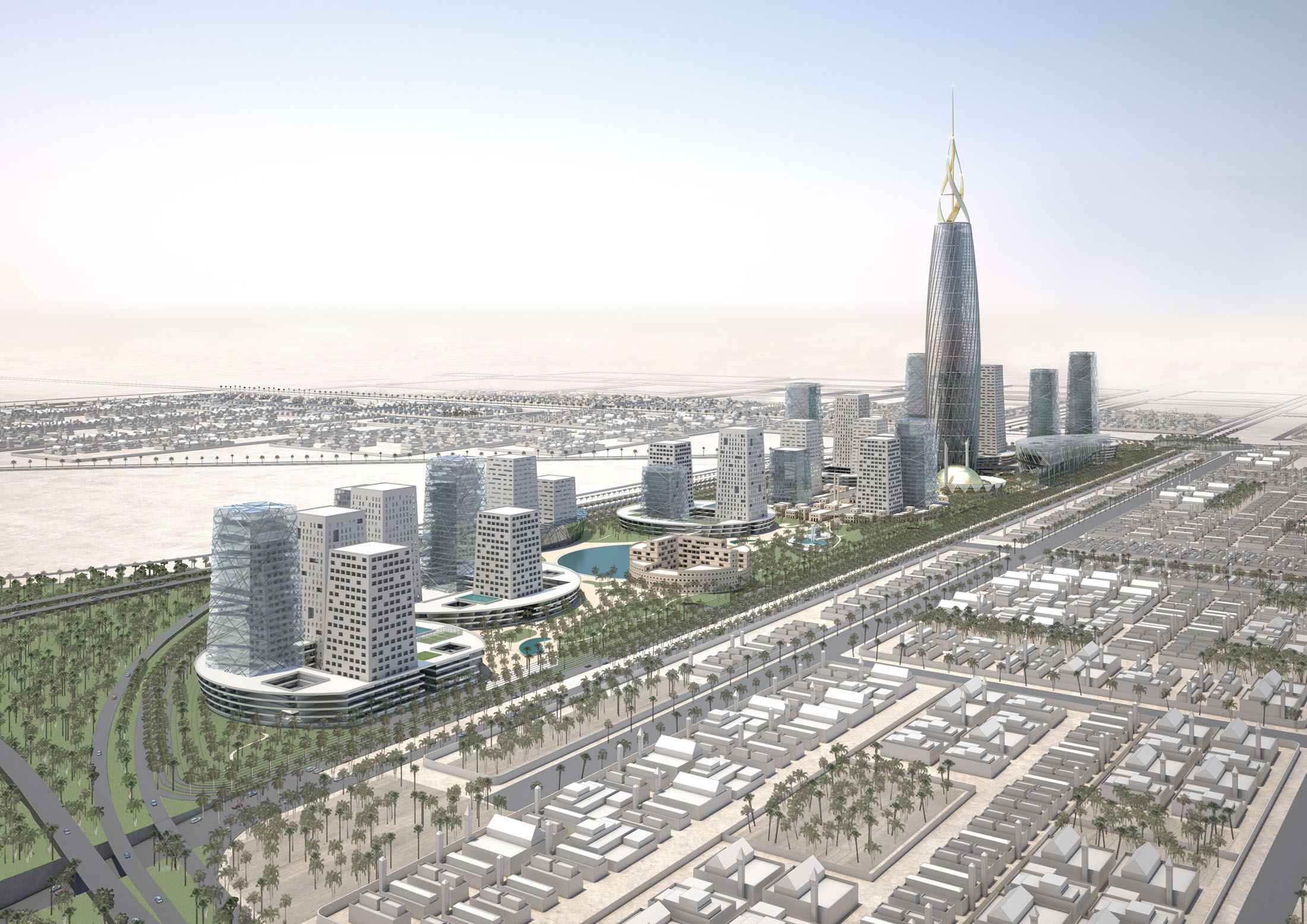 Al Ghadeer district - Gerber Architekten