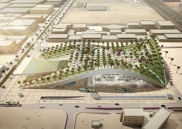 Olaya Metro Station - Gerber Architekten